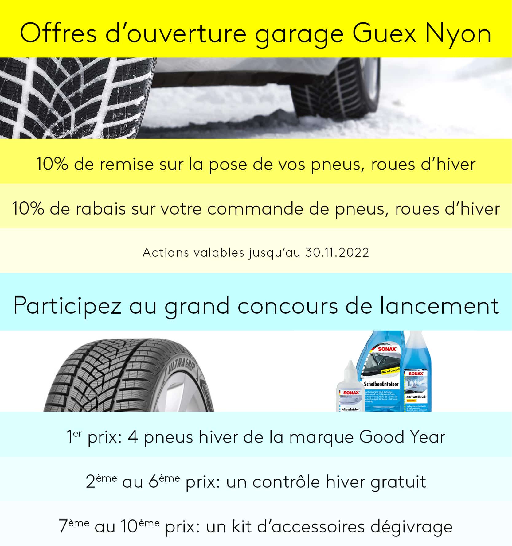 Participation concours ouverture Nyon | Garage Guex SA